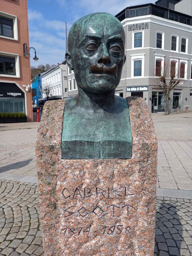 Et siste farvel med sørlandsdikteren Gabriel Scott - Avtrykk